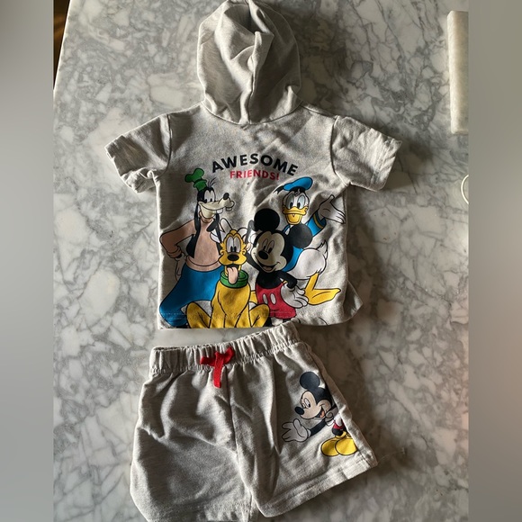 Disney | Matching Sets | Disney Mickey Mouse Hood Set | Poshmark